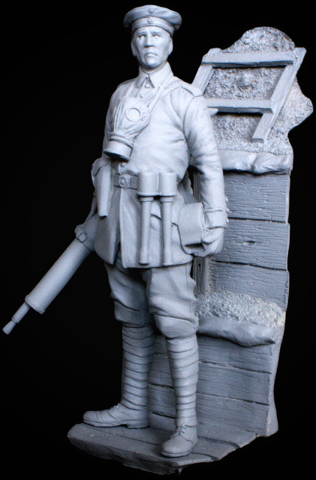 120mm WW1 German Maxim Gunner. 2 heads within the kit. – Carl Reid ...