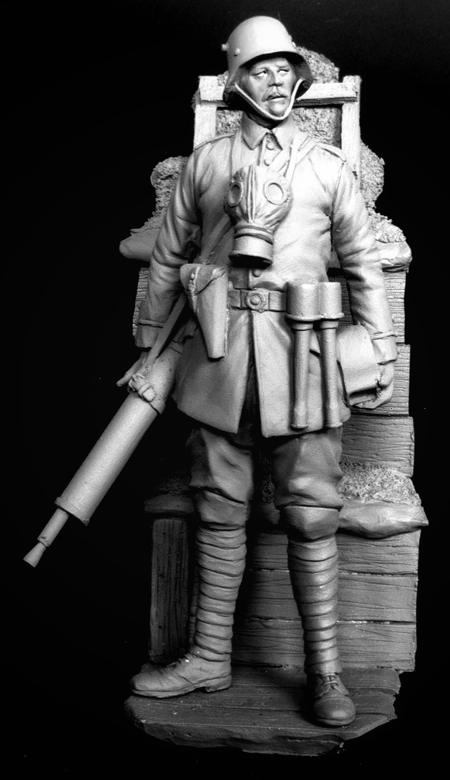 120mm WW1 German Maxim Gunner. 2 heads within the kit. – Carl Reid ...