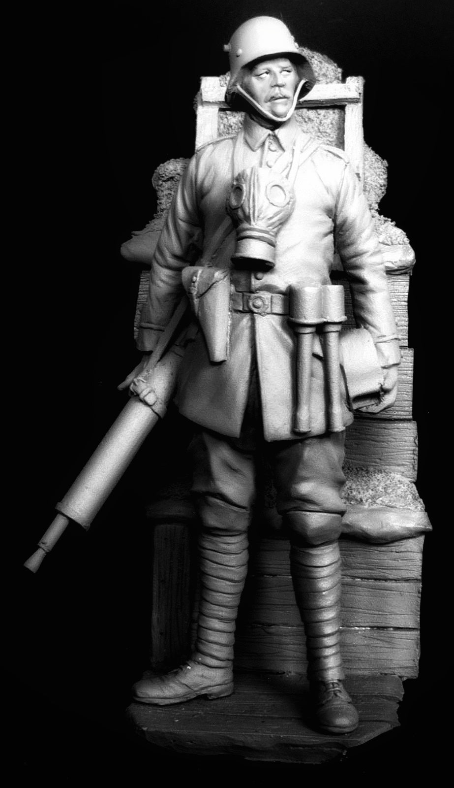 120mm WW1 German Maxim Gunner. 2 heads within the kit. – Carl Reid ...
