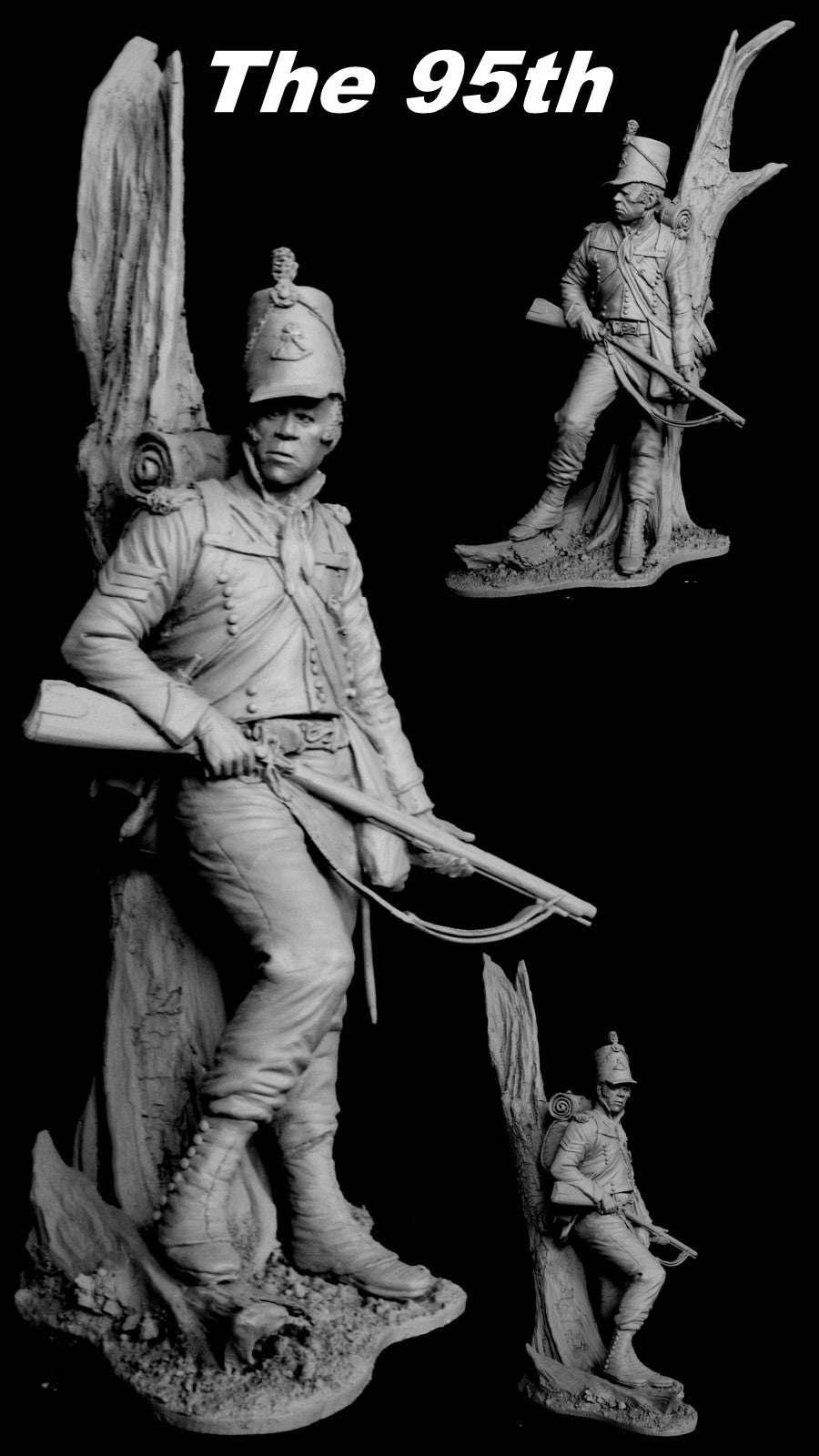 120mm Sergeant 95th Rifles – Carl Reid Sculptures